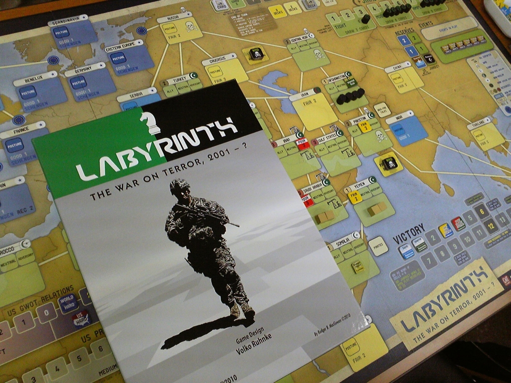 GMT「Labyrinth」AAR - Wargaming Esoterica