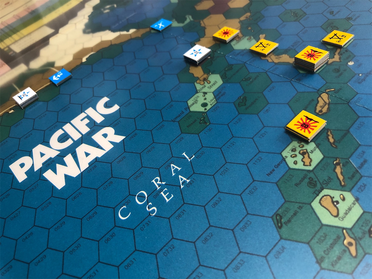 「Pacific War」Coral Sea Solo-Play AAR - Wargaming Esoterica