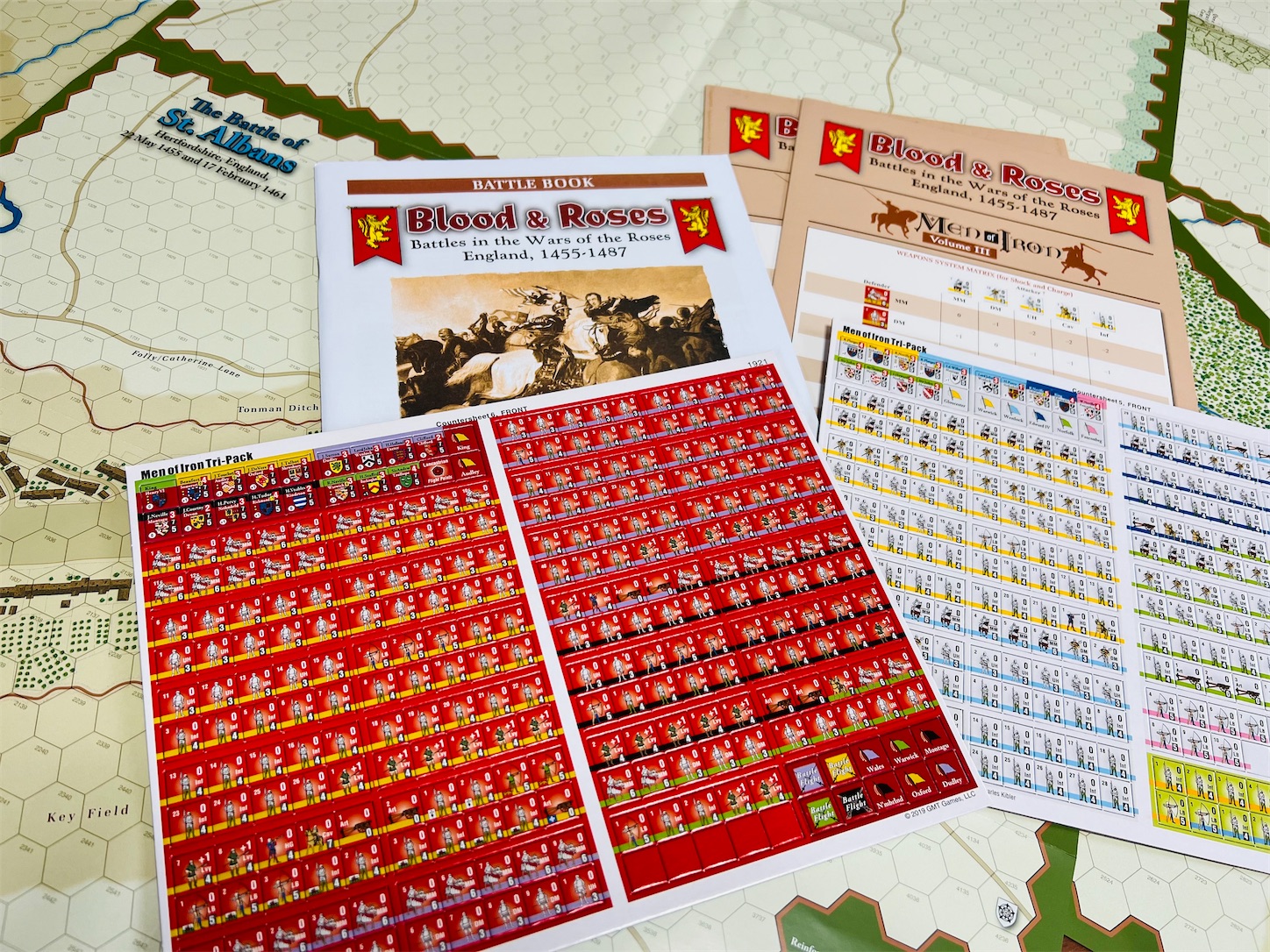 GMT「Men of Iron / Infidel / Blood & Roses」Tri-Pack - Wargaming Esoterica