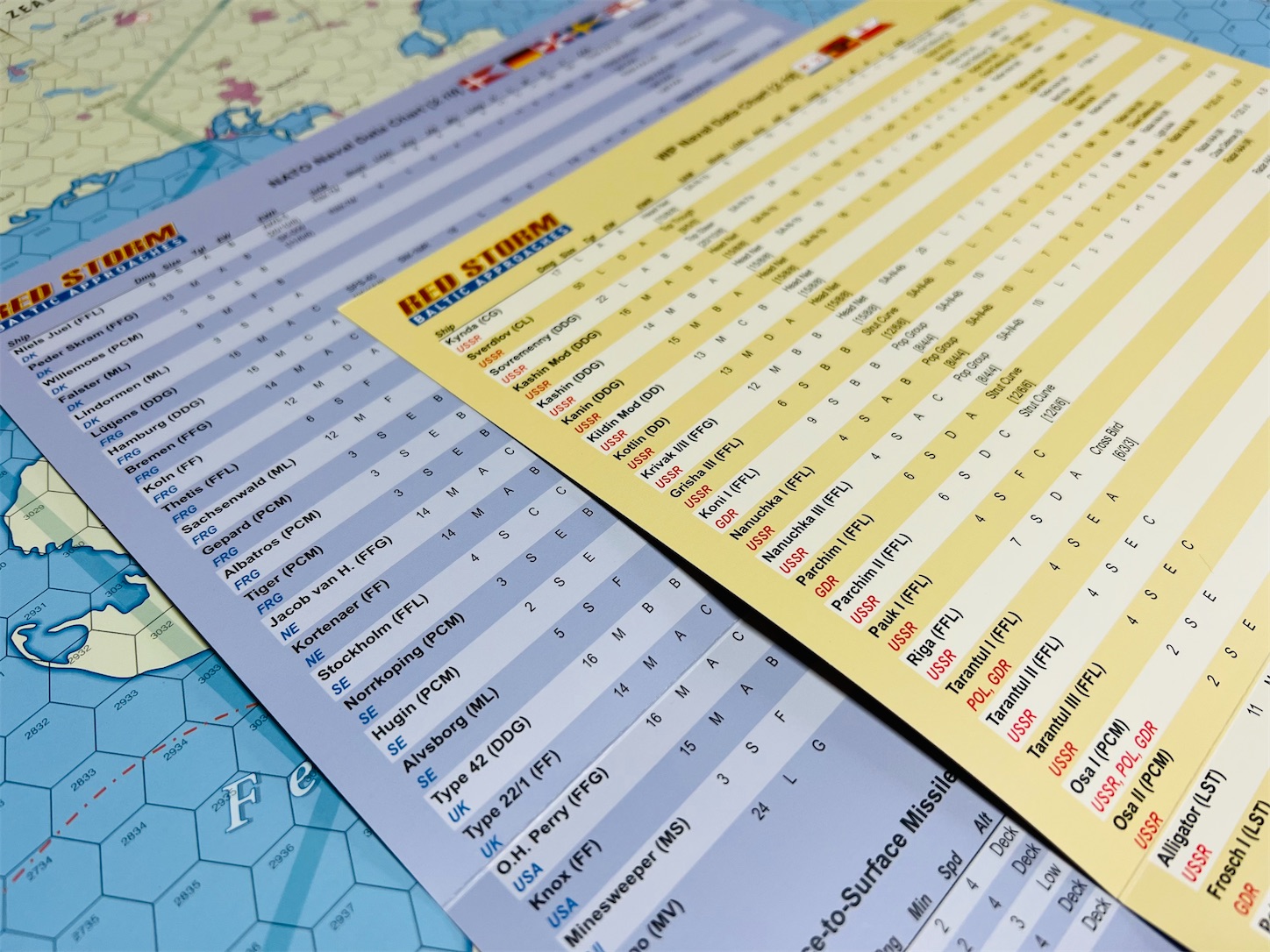 GMT「Red Storm : Baltic Approaches」＋データカード - Wargaming Esoterica