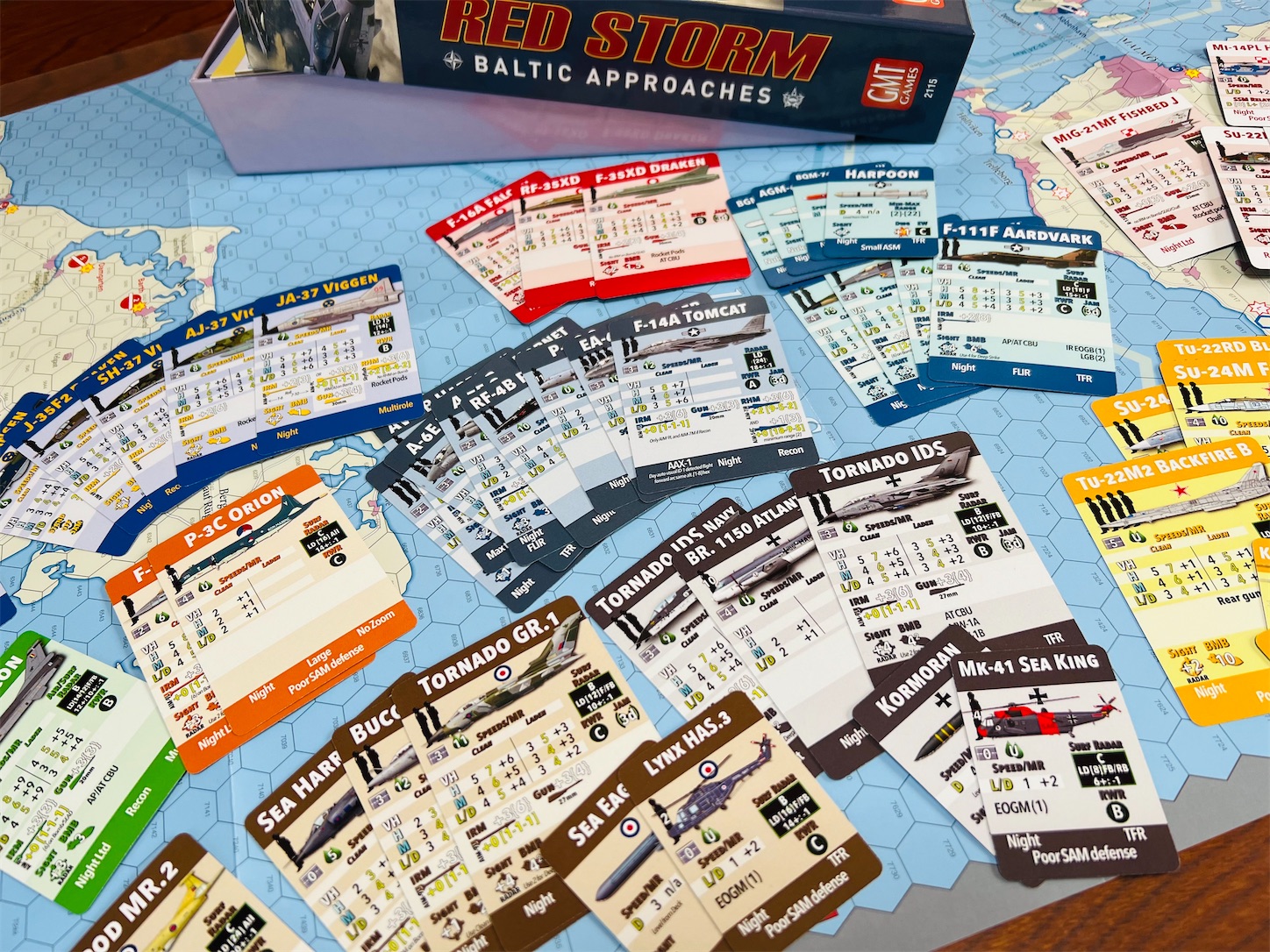 GMT「Red Storm : Baltic Approaches」＋データカード - Wargaming Esoterica