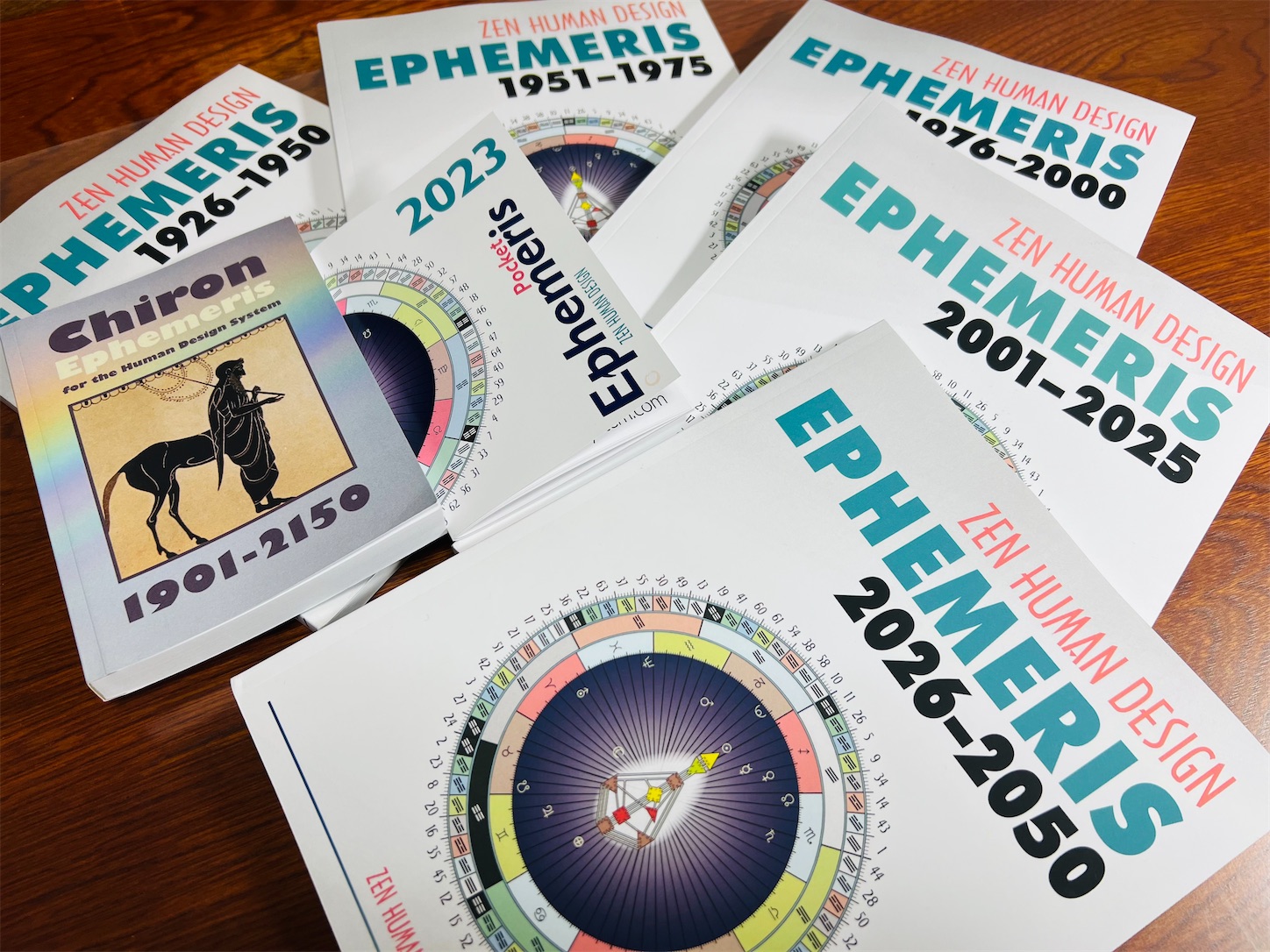 【ヒューマンデザイン】「Ephemeris 1926-2050」「Pocket Ephemeris 2023」「Chiron ...