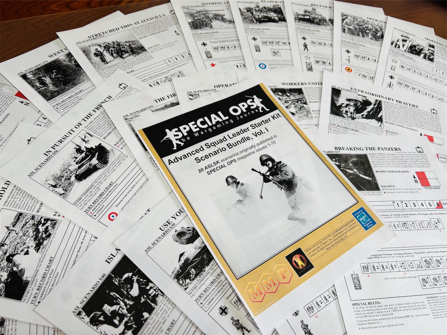 【Advanced Squad Leader】「Special Ops ASL Scenario Bundle vol.1」「Special ...