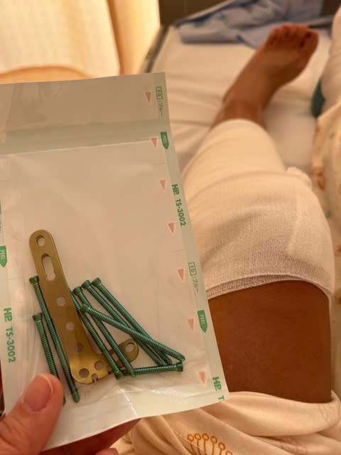 続6~左脛骨高原骨折からの抜釘手術も無事終了！ - cut_in_cherry’s diary