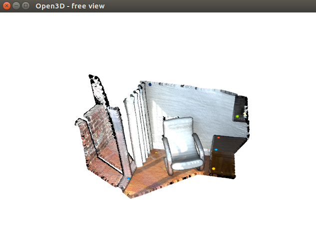 Open3DのPythonチュートリアルをC++に移植(その6) intaractive_visualization.py - cvl-robot's diary