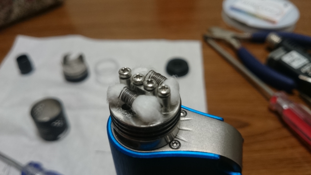 Unicig Mutation X V4 RDAレビュー - VAPE九州 喫煙ブログ