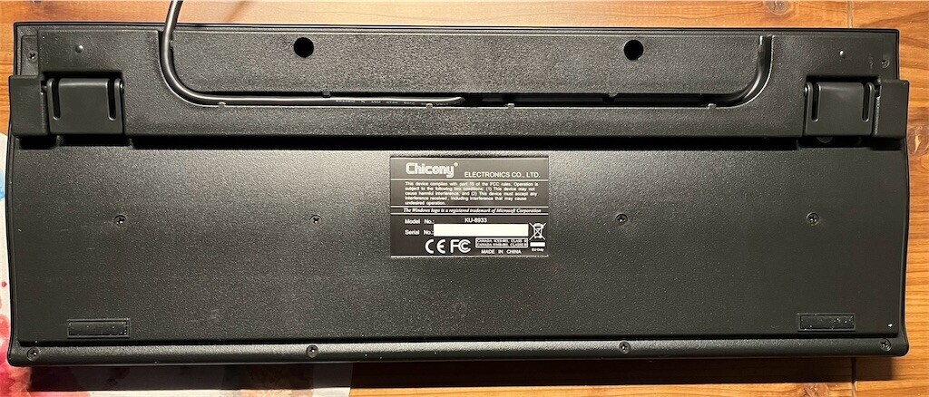 キーボード発掘期：Chicony KU-8933 - d4isuk3_log