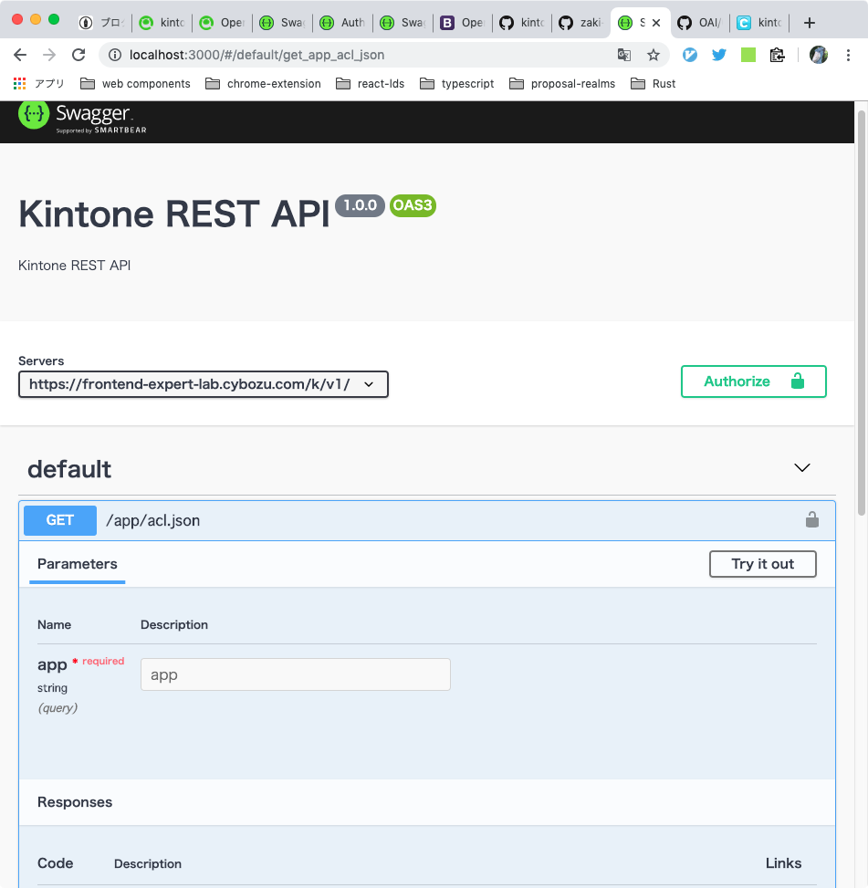 Kintoneのapiスキーマ情報からrest Apiドキュメントを自動生成する Dackdive S Blog