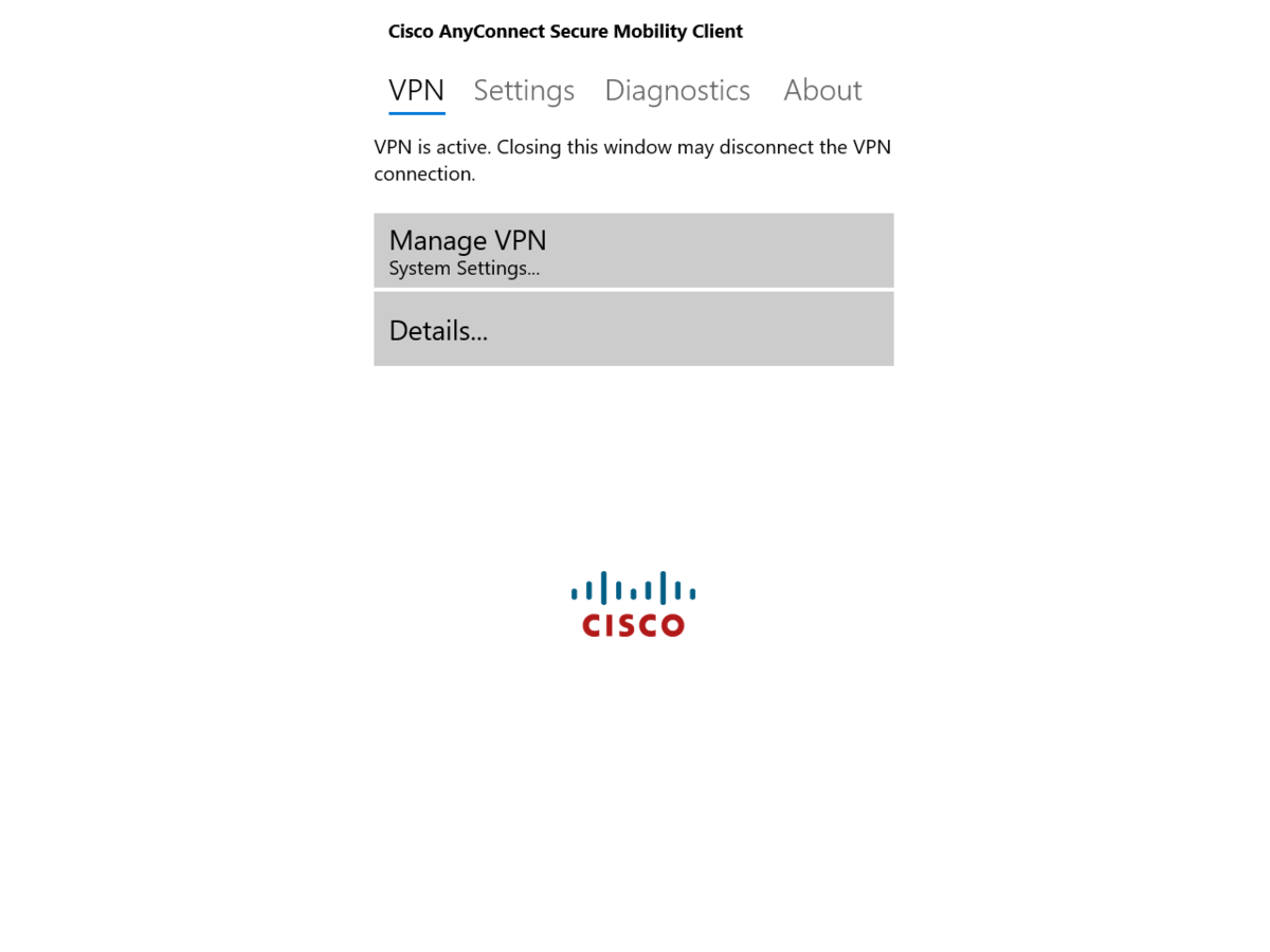 Microsoft Store AnyConnectアプリを併用して複数AnyConnect VPN接続する - designetwork