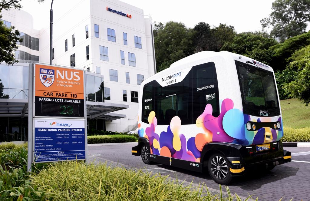 NUS to test fully autonomous shuttle bus on campus roads ...