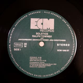 (ECM1060) Ralph Towner: Solstice (1974) 1年経って聴き直し - K’s Jazz Days