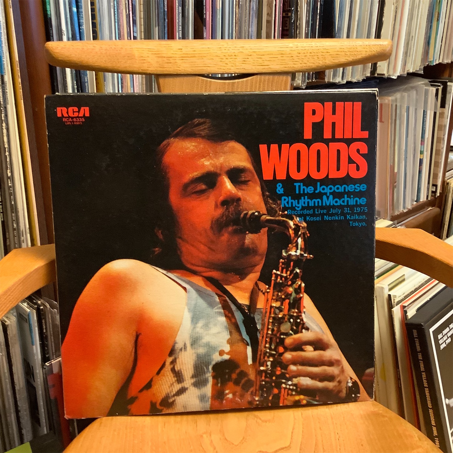 今朝の一枚(Phil Woods & Japanese Rhythm Machine) 裏TBM - K’s Jazz Days