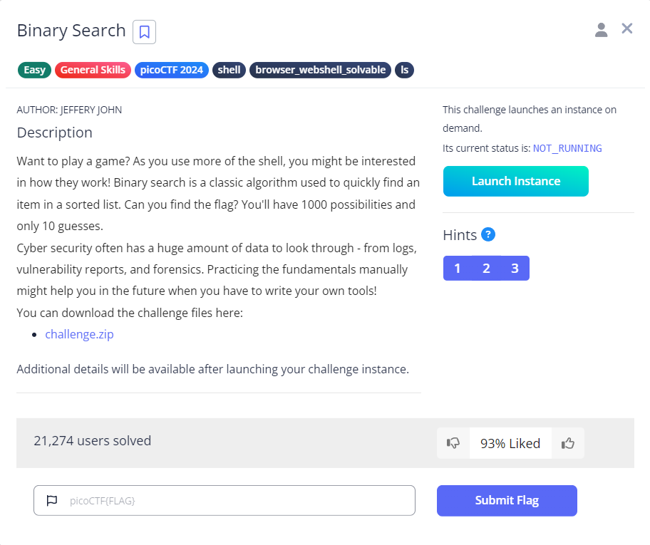 picoCTF 2024：General Skillsの全10問をやってみた - 土日の勉強ノート