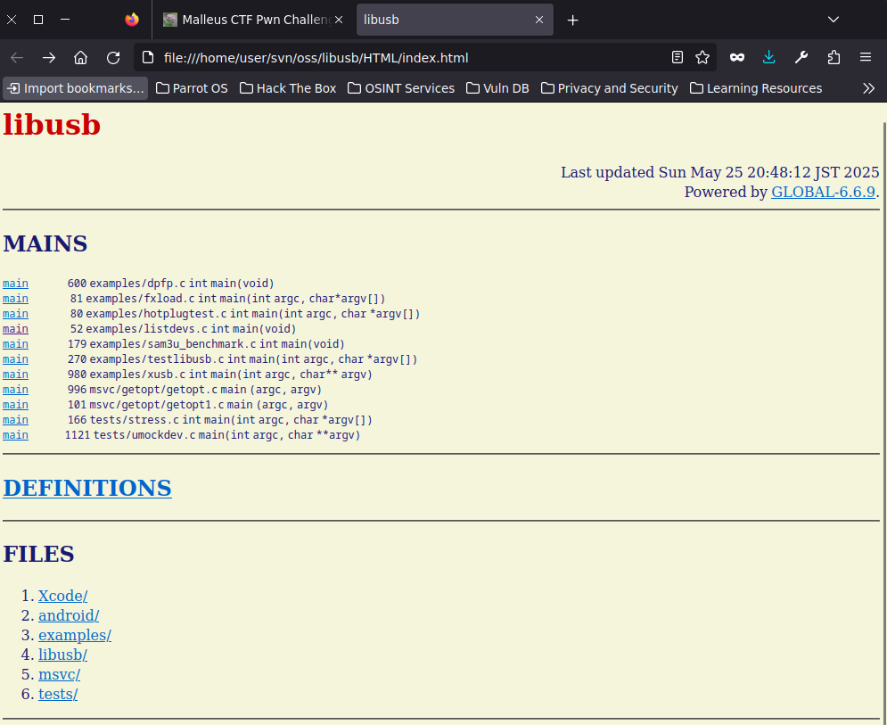 GNU Globalとcflowでソースコードを可視化してみる - 土日の勉強ノート
