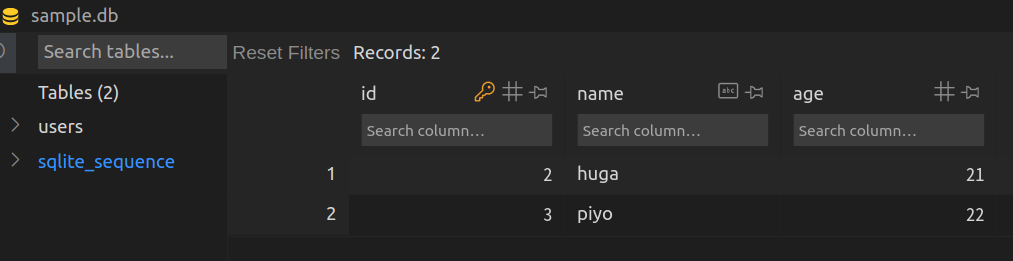 RustのORM SeaORMを使ってみる - ゲームとプログラミングのブログ