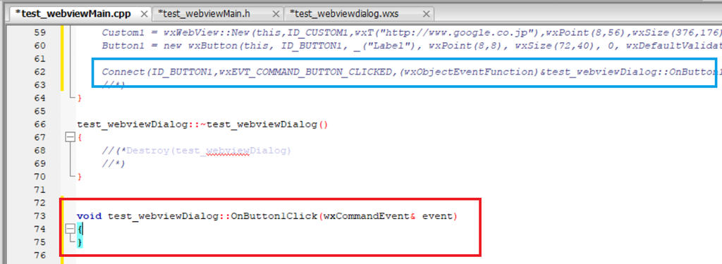 CodeBlocksーイベント追加（Custom） - danpapa blog