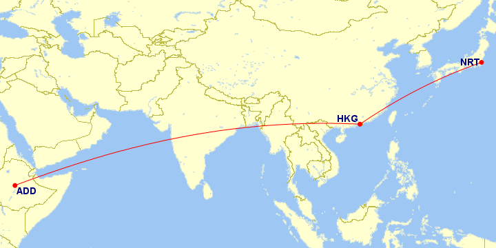 エチオピア航空 ビジネスクラス搭乗記ET672 香港から成田【アップグレード】 - 弾丸トラベルは怖くない!