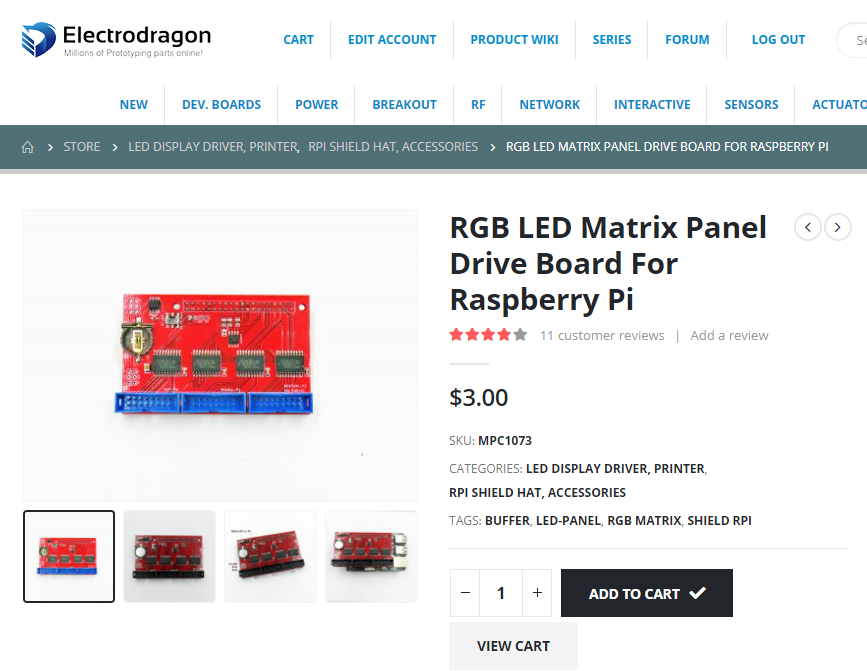 電子部品通販 Electrodragonでお買い物 - 信頼できる発行元