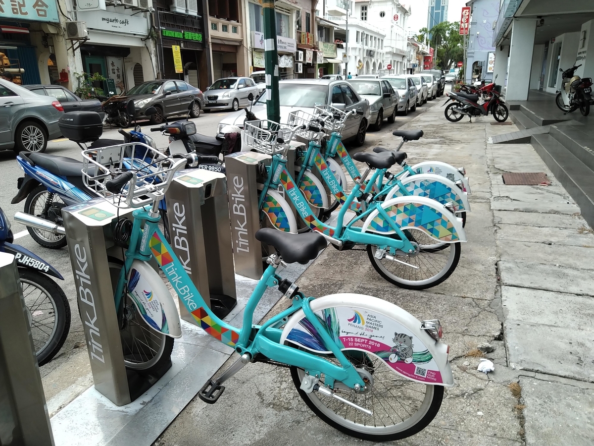 ペナンでシェアサイクル「LinkBike」に乗ってみる - シンガポールイノベーション日記
