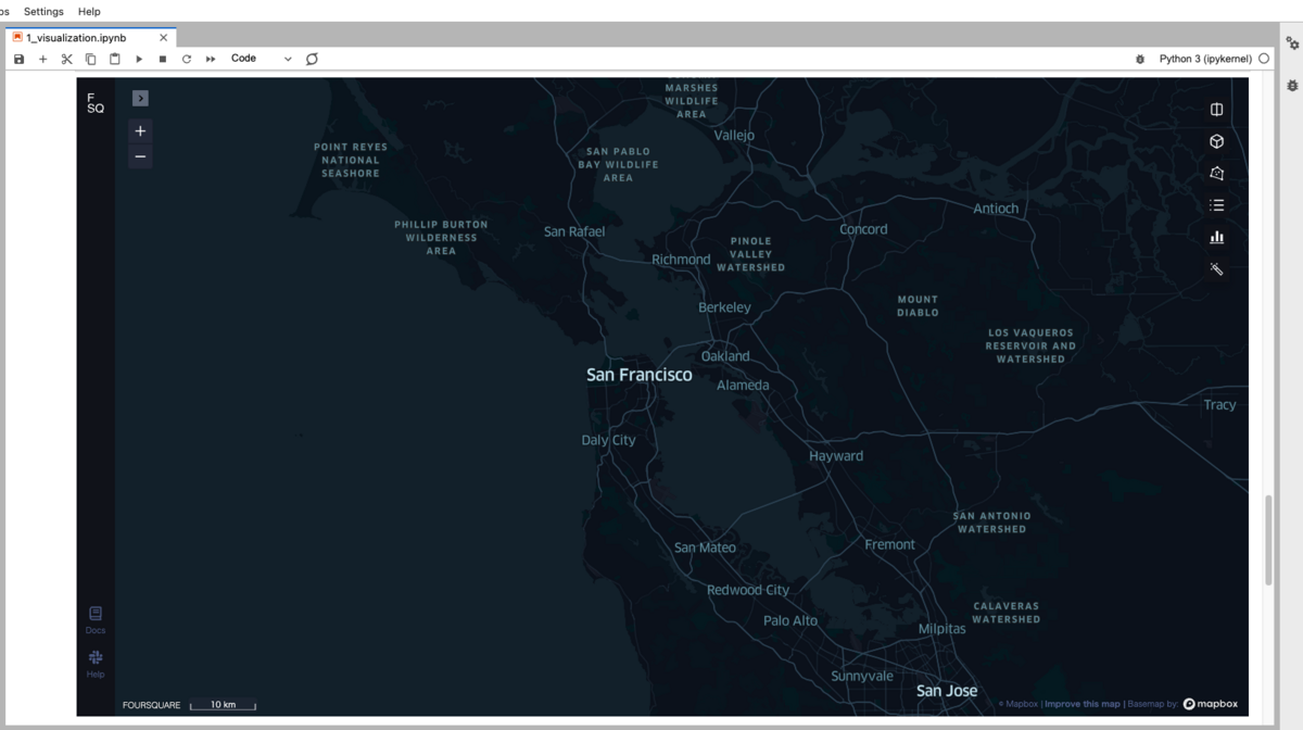 Pythonで簡単に地図上への可視化が行えるFoursquare Studioを触ってみた - ENGINEERING BLOG ドコモ開発者ブログ