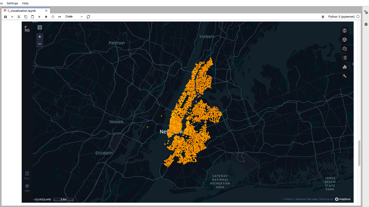 Pythonで簡単に地図上への可視化が行えるFoursquare Studioを触ってみた - ENGINEERING BLOG ドコモ開発者ブログ