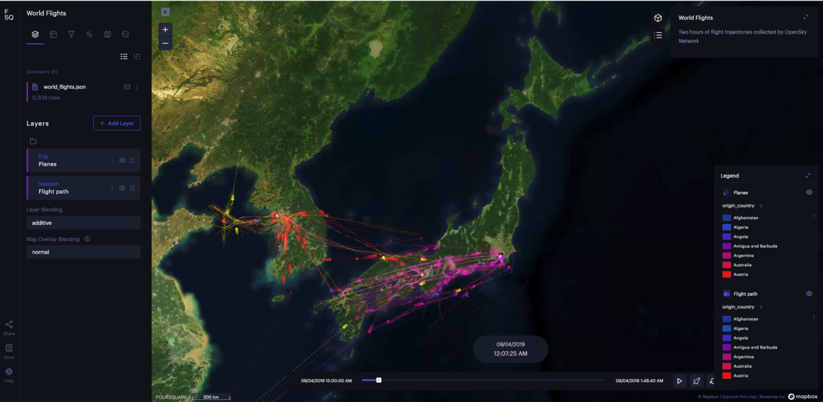 Pythonで簡単に地図上への可視化が行えるFoursquare Studioを触ってみた - ENGINEERING BLOG ドコモ開発者ブログ