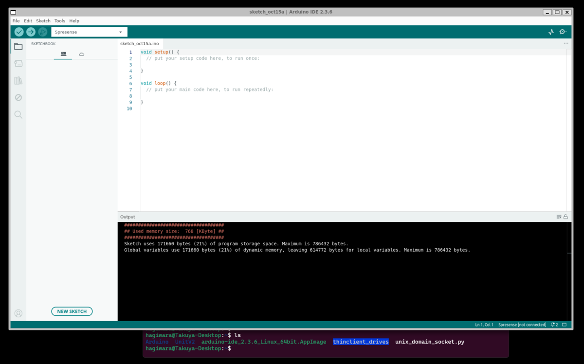 WSL Linuxで、Arduino IDEを使う ～ SPRESENSEでお試しビルド ～ - 工作と競馬2