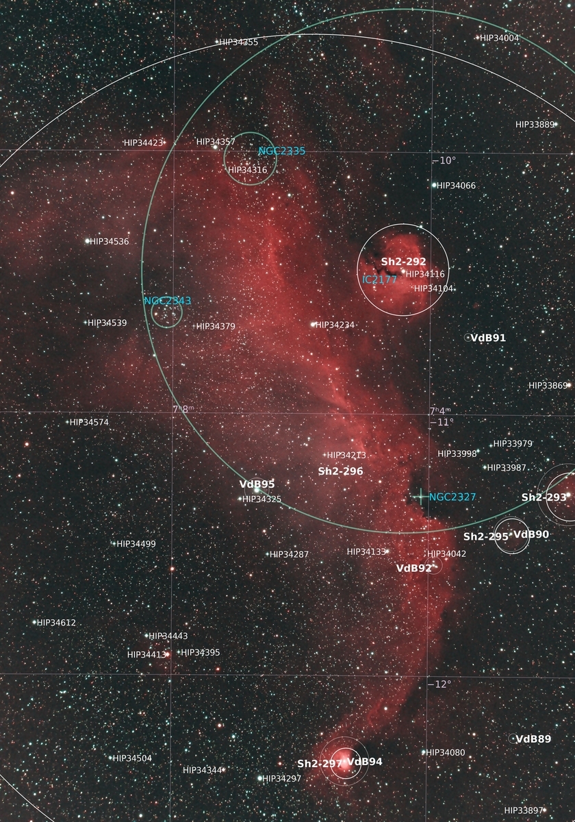 カモメ星雲のダイナミックな姿 - 楽しい記憶