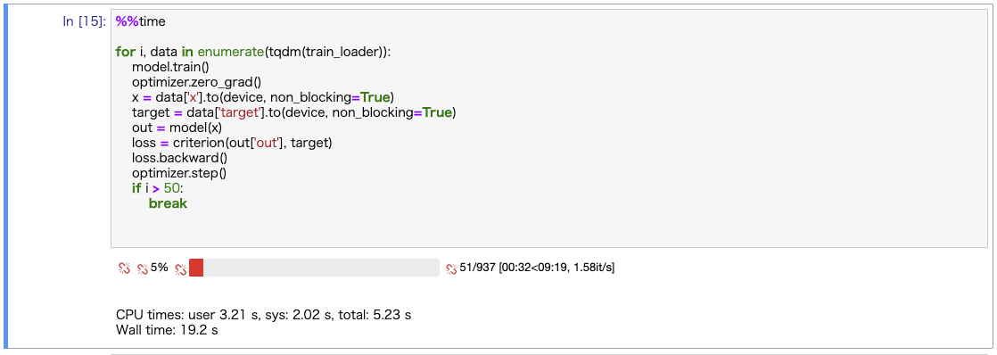 pytorchのnon_blockingという機能が使えると思った - deoxy’s diary