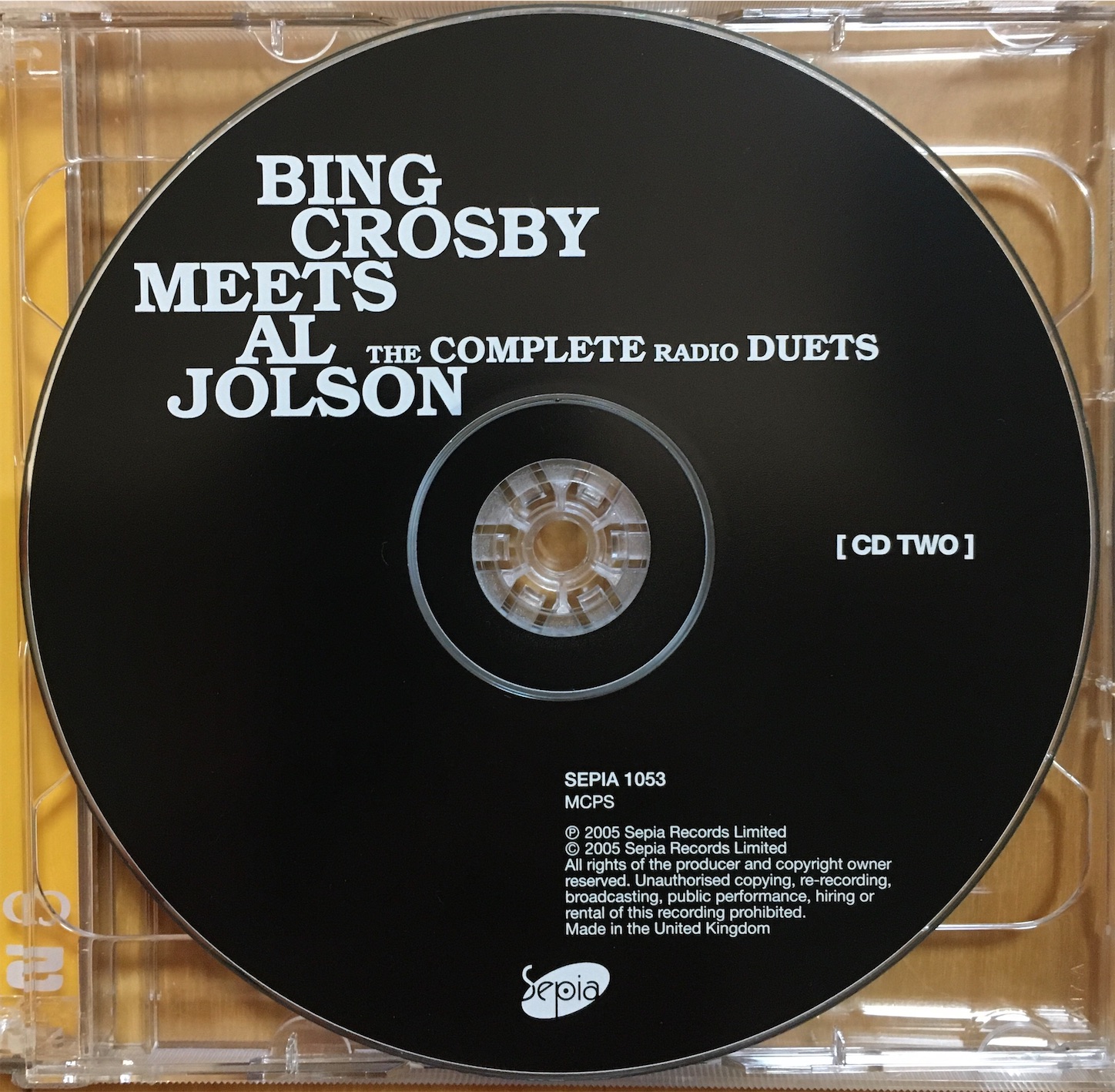 【CD】(disc2) BING CROSBY MEETS AL JOLSON THE COMPLETE RADIO DUETS ( AND ...