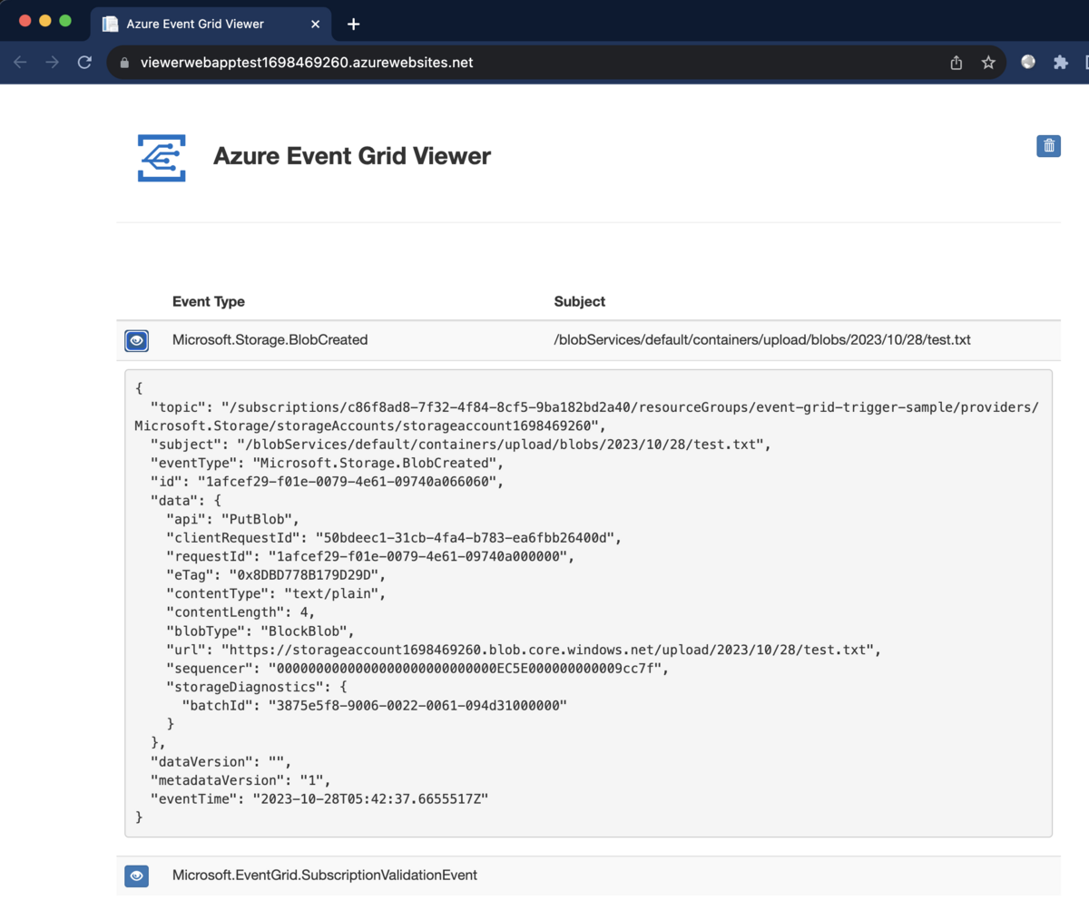 EventGrid TriggerのAzure Functionをローカルで動かす方法 - idubmorganのブログ