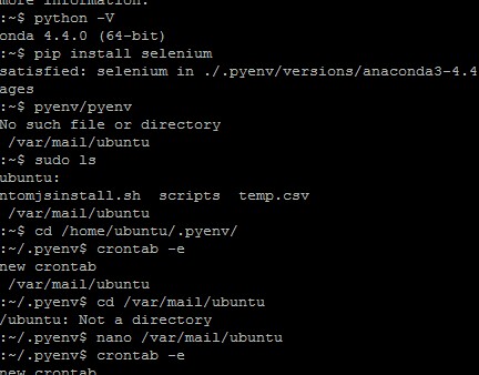 cronでPythonを実行する - Yado_tech