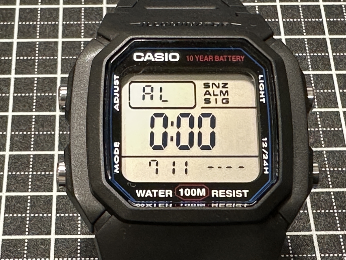 カシオ W-800H-1AVDFを買った - ステーショナリー研究室日報