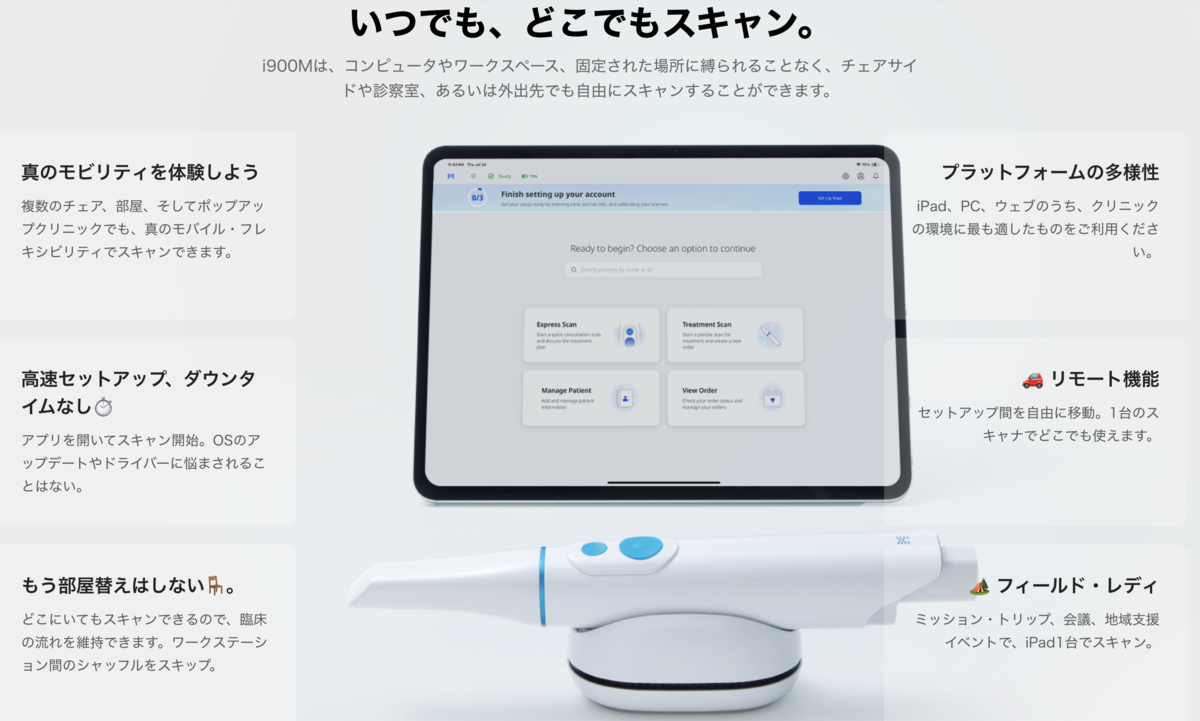 MEDIT i900M (mobility)のリリース情報と日本国内での販売予想 - 3D歯科 のデジタル歯医者入門