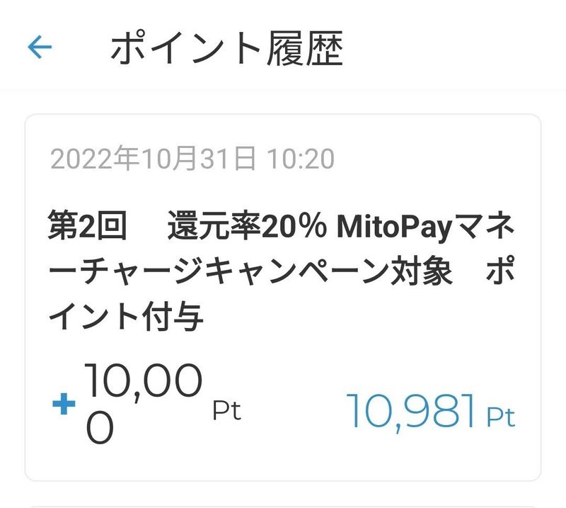 第2回Mito Pay 購入 - まっくんち