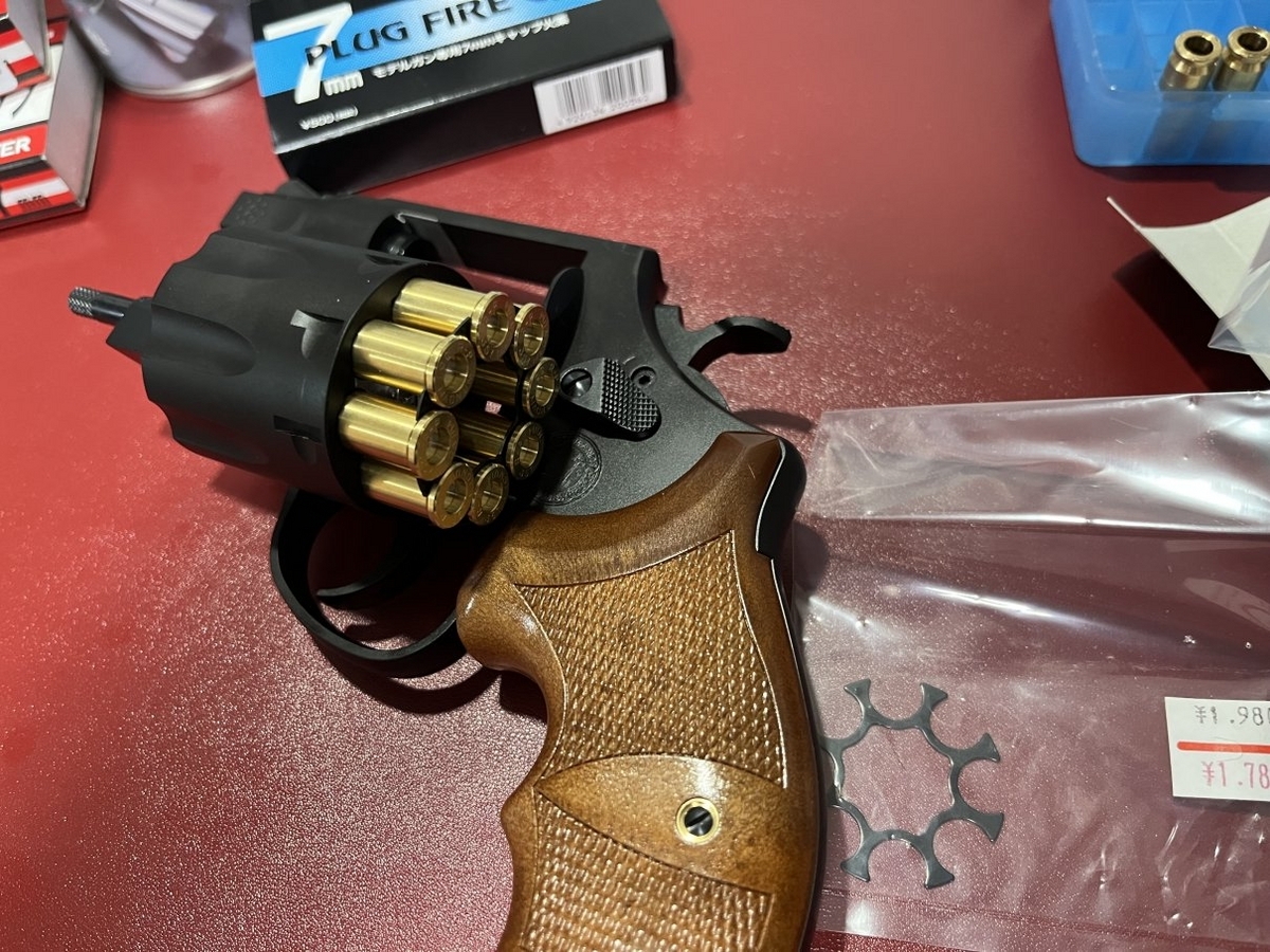 S&W PERFORMANCE CENTER M327 R8 2inch HW ver.2 モデルガン - ドクやん日記 エアガンとかモデルガンとか