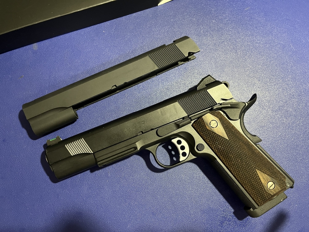 愛用 M45 を Carbon8 スペア スライド Nite Shift スタイル に 交換しちゃう - ドクやん日記 エアガンとかモデルガンとか