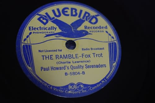 BLUEBIRD B-5804 PAUL HOWARD QUALITY SERENADERS - ドクた、の手持ちSP盤整理箱
