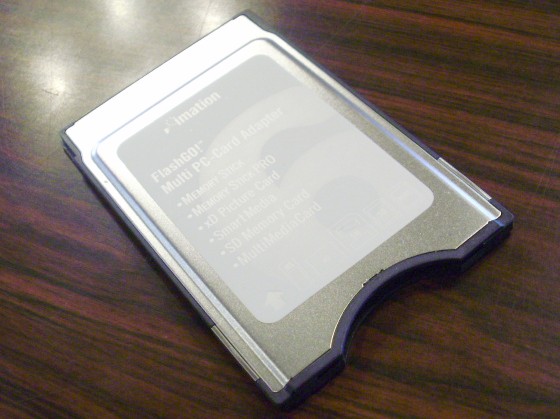 イメーション FlashGO!マルチPCカードアダプター（imation FlashGO! MultiPC-Card Adapter） - どーむのでらペン日記【移行版】