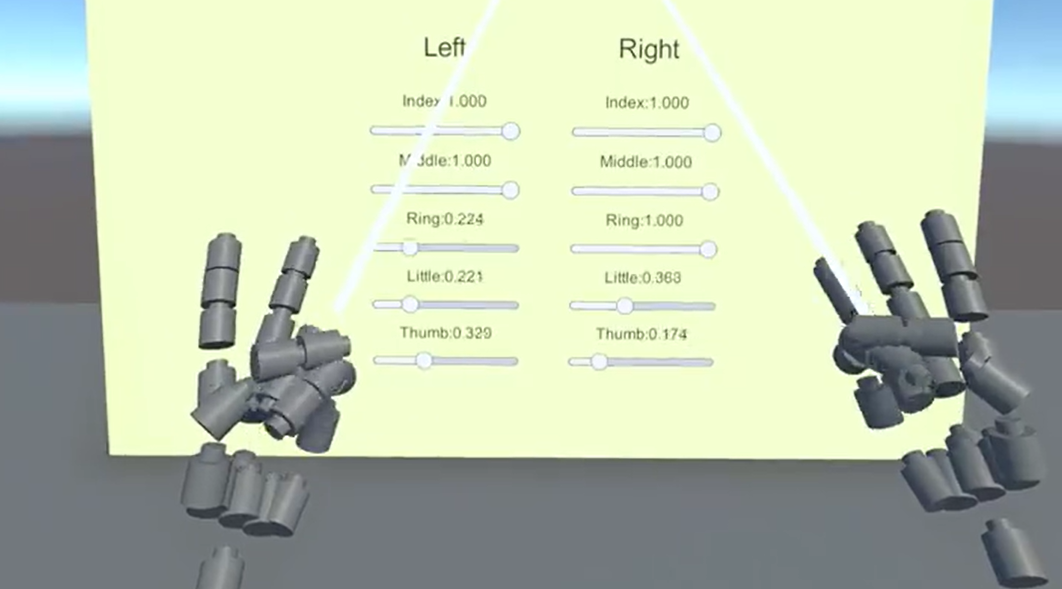 XR Interaction toolkit の XR Hands で手のポーズを取得する - 土鍋で雑多煮