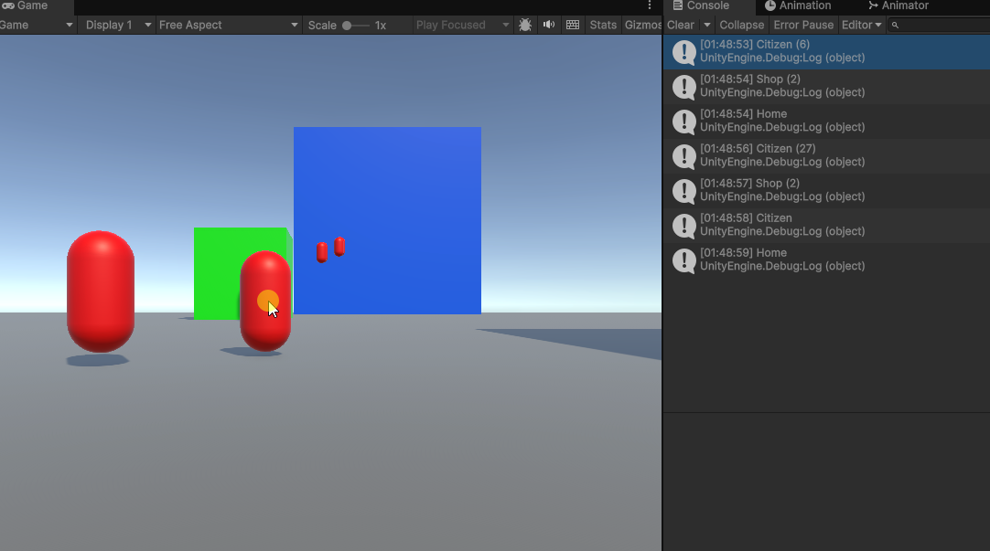 【unity Ecs】ecsのentityを画面クリックで選択できるようにする 土鍋で雑多煮