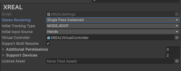 XREAL SDK 3.0 環境構築とサンプル試した - 土鍋で雑多煮