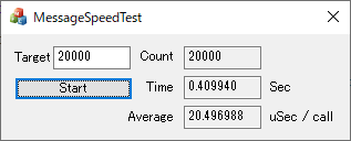 SendMessage / PostMessageにかかる時間 - ドナドナされるプログラマのメモ