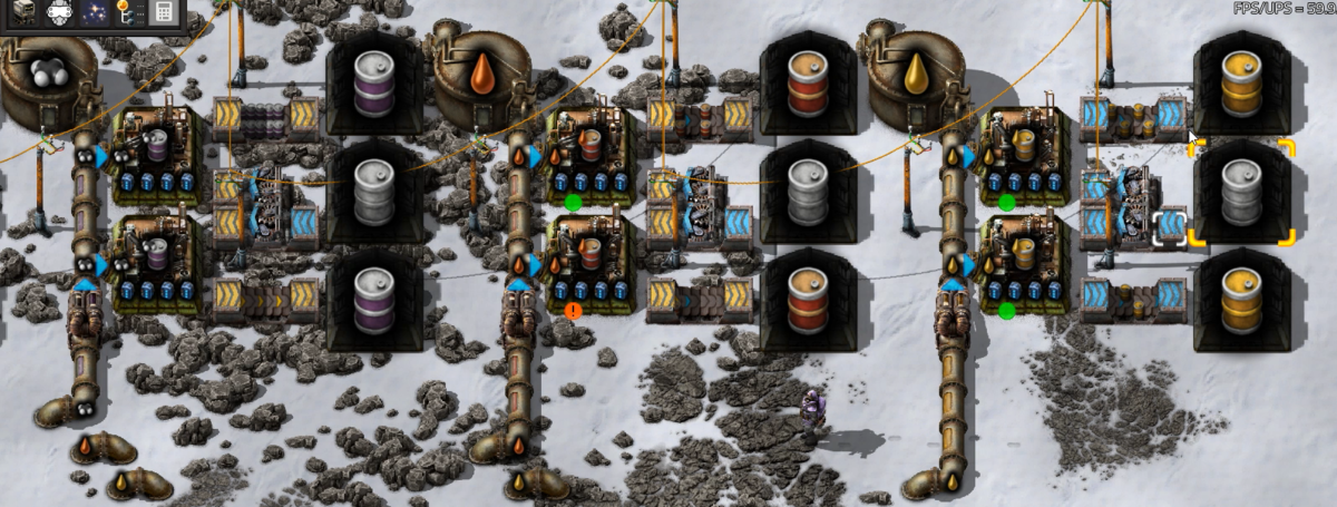 Factorio スペース・エクスプローラー日記 63 Rocket Science Packの生産準備 - ドナドナされるプログラマのメモ