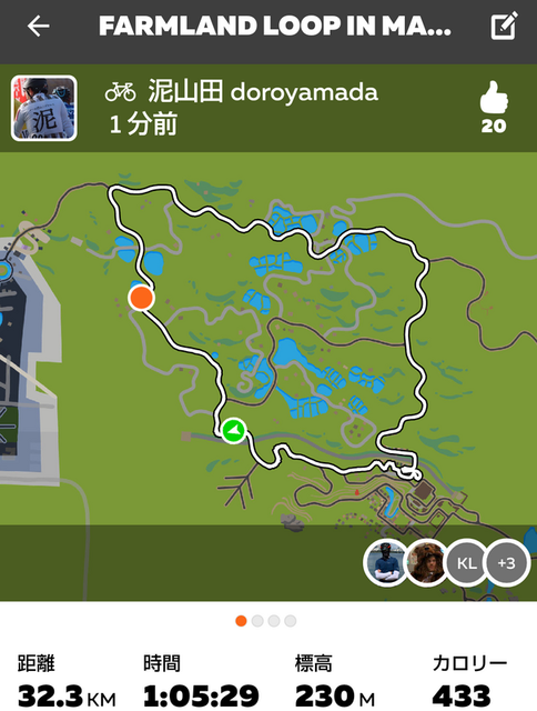 zwift その259 Makuri Islands Flatland Loop - 泥は着てても Ver. 2.0