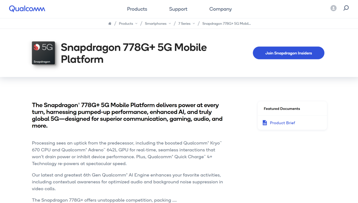 Qualcomm、「Snapdragon 778G Plus」などミドルとエントリ向けのスマホ向けSoCを発表 ～ 778G Plus/695/680/480 Plus - Nishiki-Hub