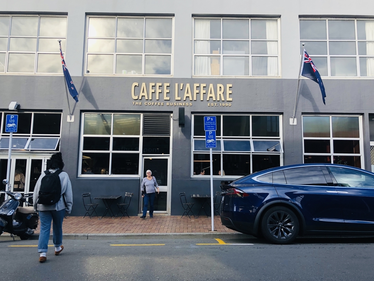 Caffe L'affare NZ Wellington カフェ巡り - dots-dots’s diary