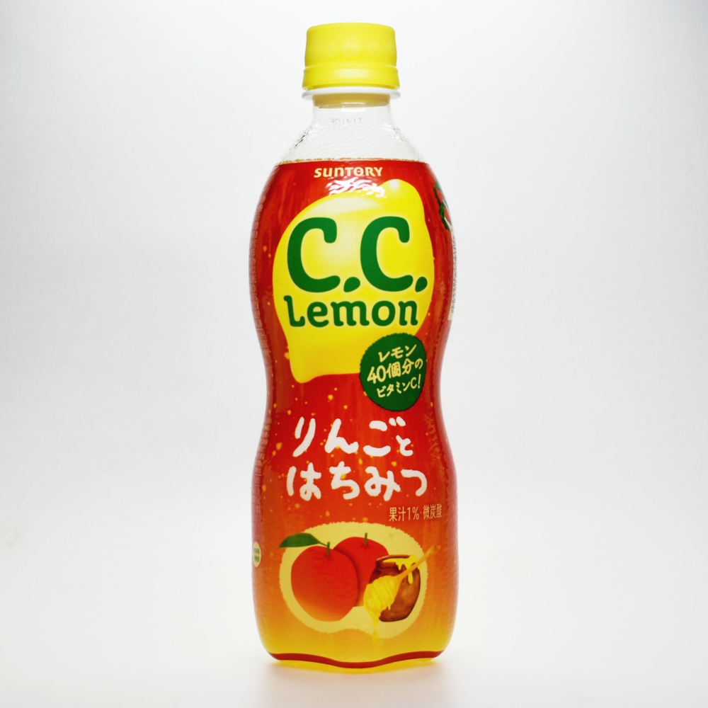 「C.C.レモン りんごとはちみつ」実飲レビュー、CCレモンをベースにした王道系の酸っぱいアップル炭酸 - ソフトドリンクの鉄人