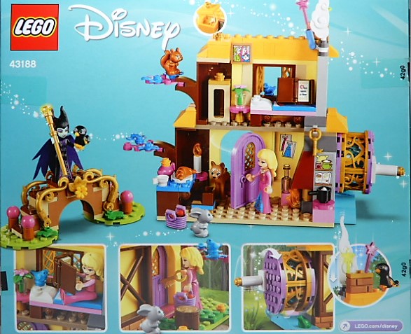 LEGO 43188 オーロラ姫の森のコテージ - 小さな世界