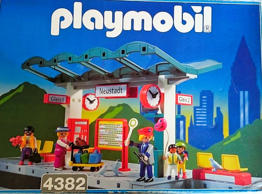 【Playmobil】4382 トレインステーション - 小さな世界